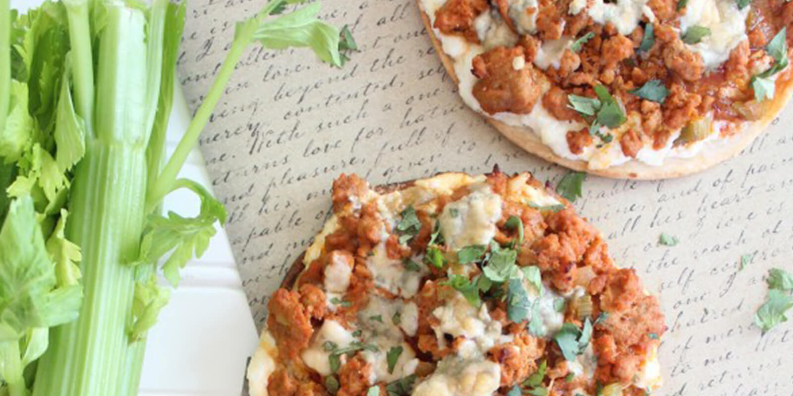 Buffalo Turkey Grilled Pizzas Recipe | Mi Rancho®: Pure Tortilla Joy