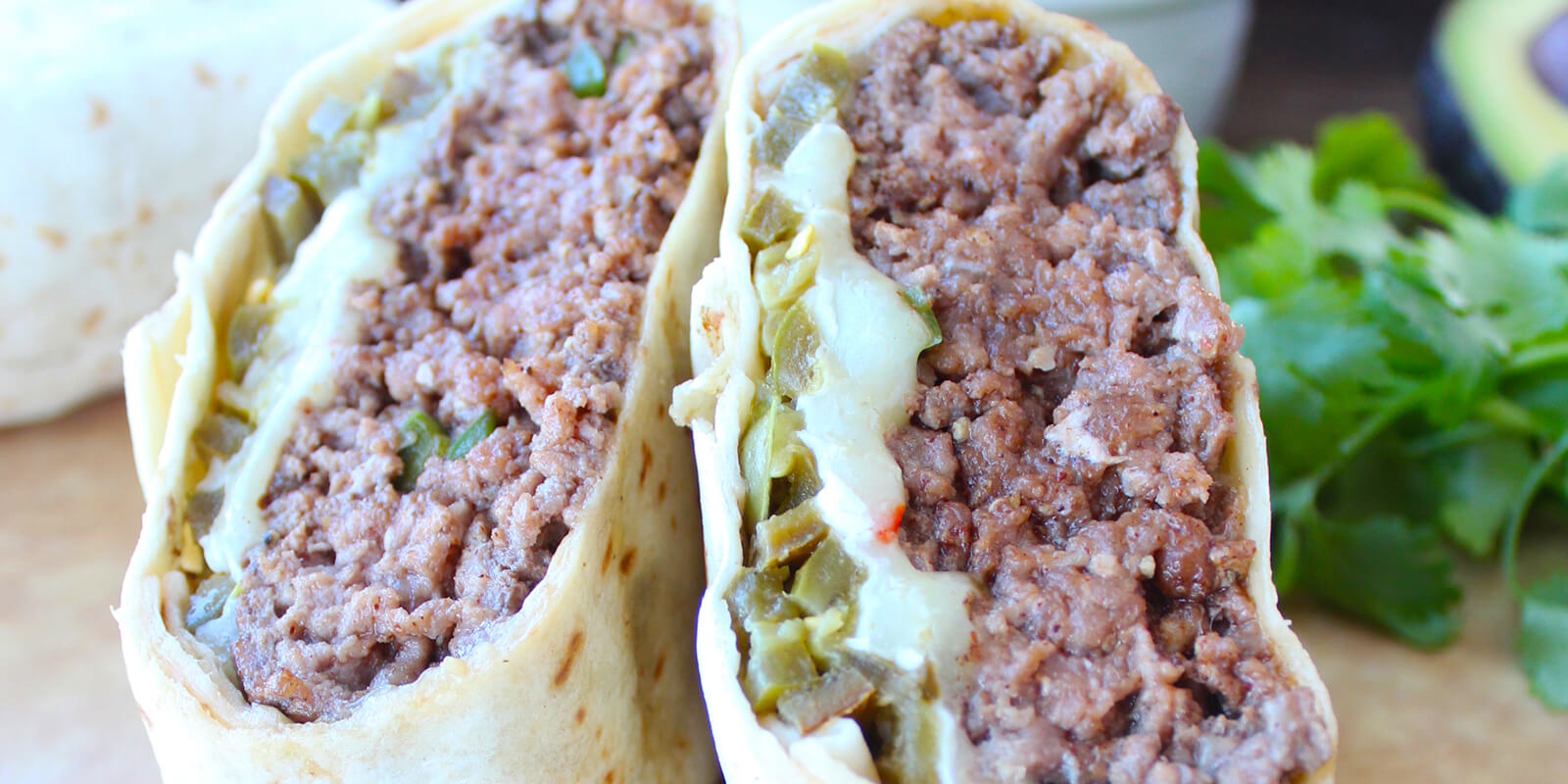 Tortilla Wrapped Jalapeño Cheeseburger Recipe | Mi Rancho®: Pure ...