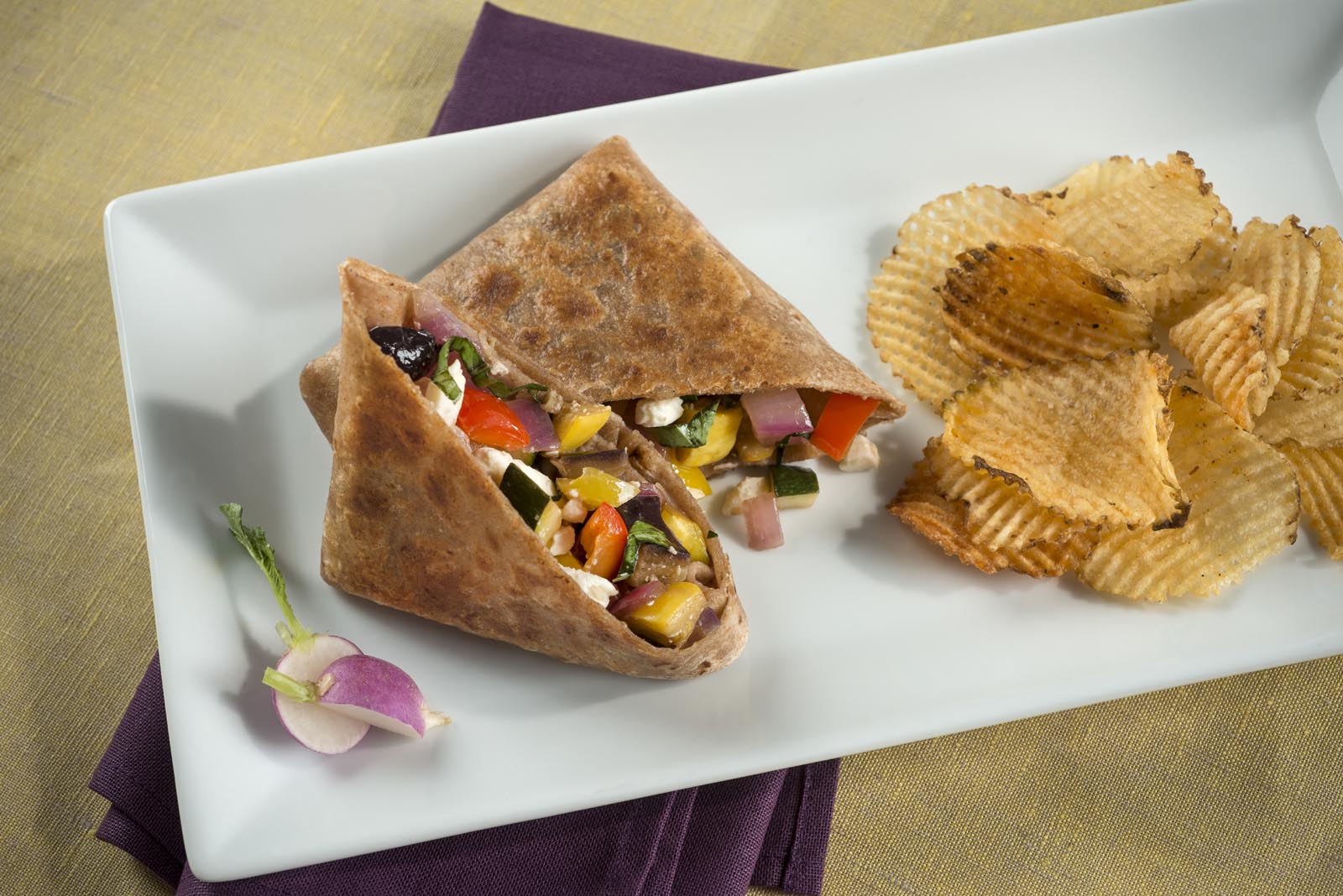 Mediterranean Vegetable Wrap Recipe | Mi Rancho®: Pure Tortilla Joy
