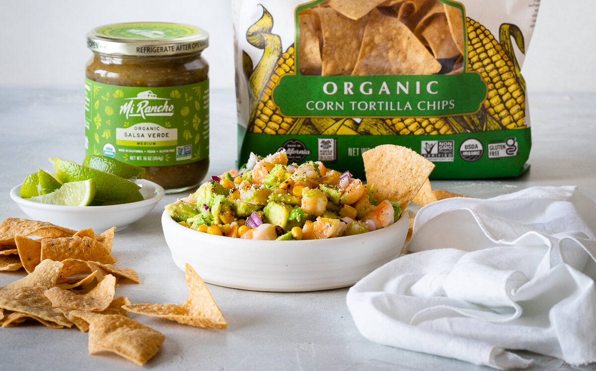 Avocado and Shrimp Salsa Verde Dip Recipe | Mi Rancho®: Pure Tortilla Joy