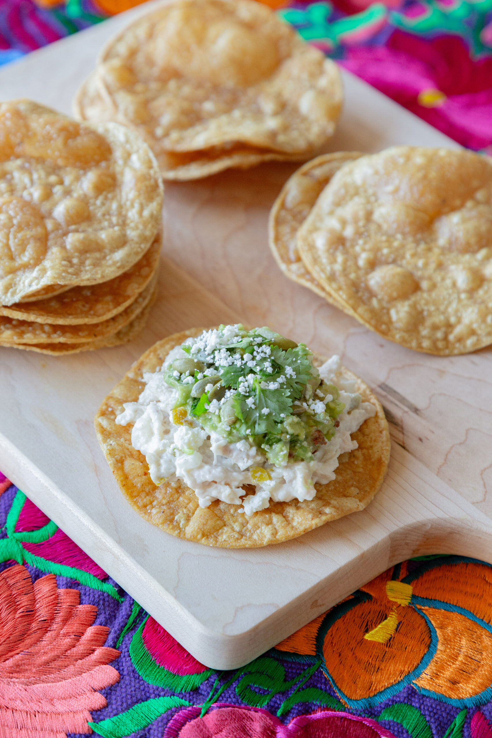 Mexican Chicken Salad Tostadas Recipe Mi Rancho® Pure Tortilla Joy